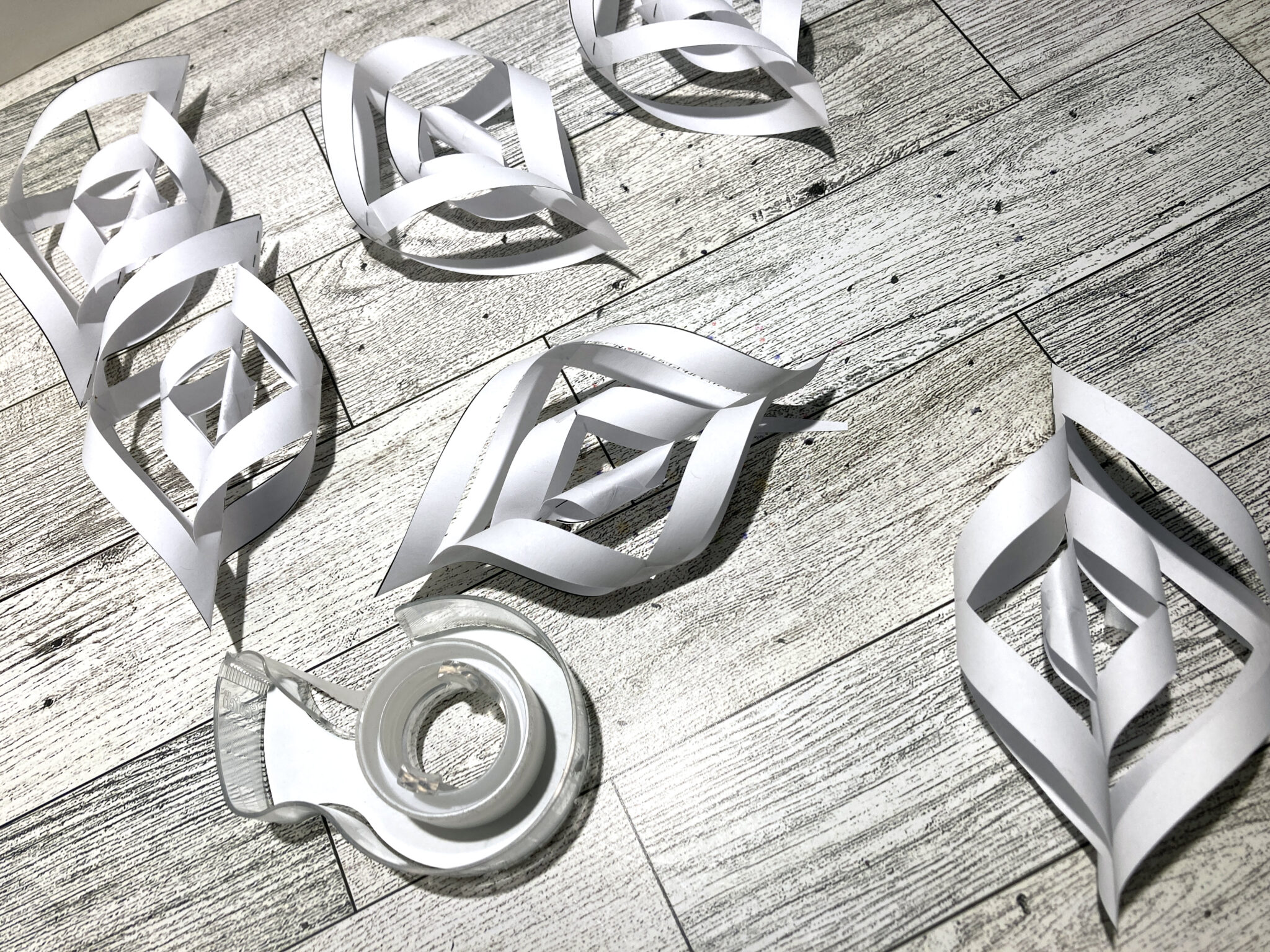 3D Paper Snowflakes: Printable Template - Little Bins for Little Hands