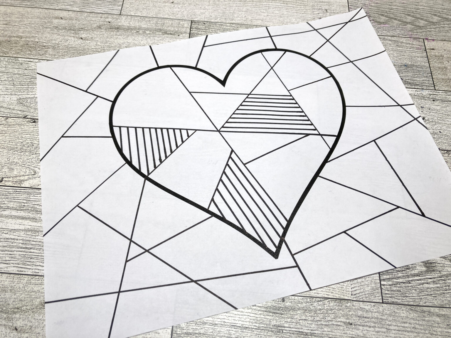 Picasso Heart Art Activity | Little Bins for Little Hands