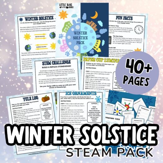15 Winter Solstice Activities For Kids - Little Bins for Little Hands