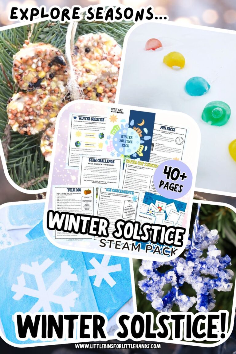 15 Winter Solstice Activities For Kids - Little Bins for Little Hands
