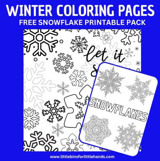 Free Snowflake Printables - Little Bins for Little Hands