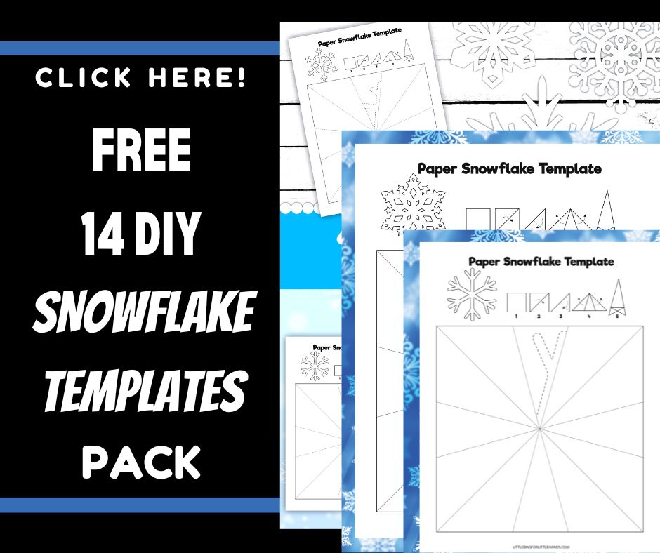 14 Amazing Snowflake Templates - Little Bins for Little Hands