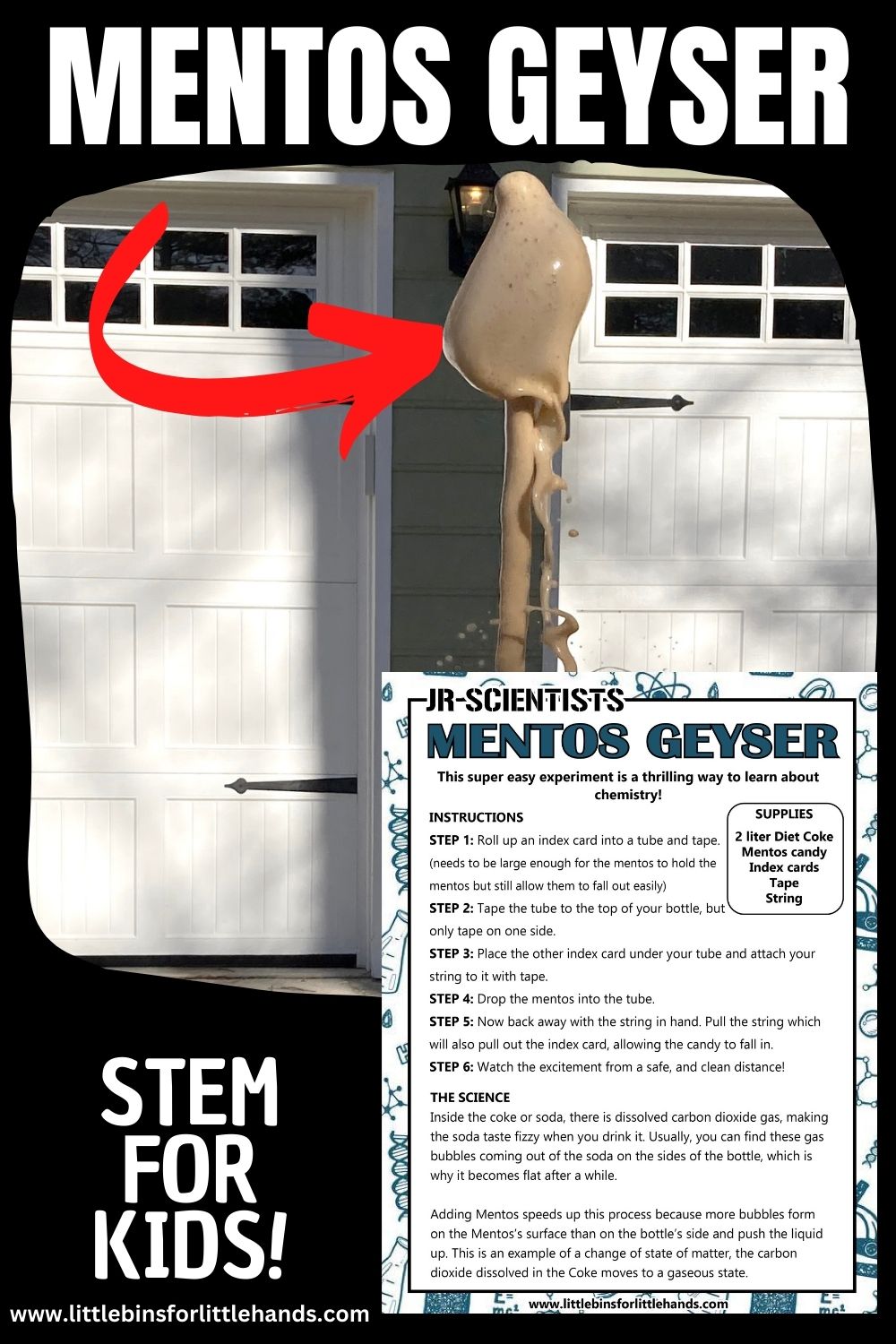 Diet Coke and Mentos Eruption | Little Bins for Little Hands