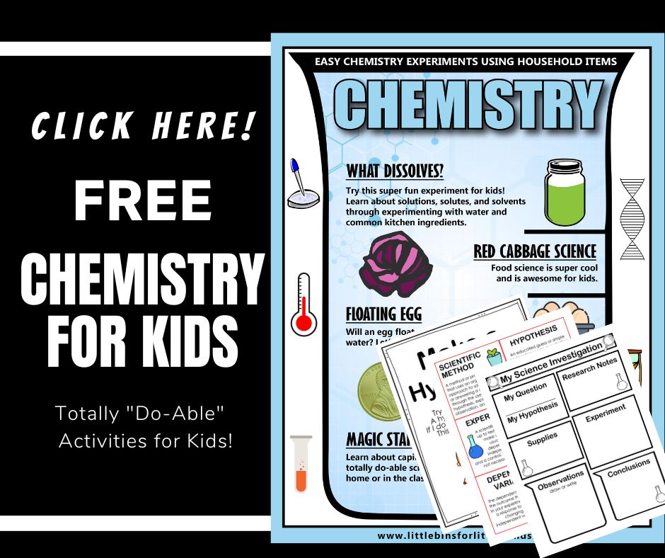 What Is Chemistry? - Little Bins for Little Hands