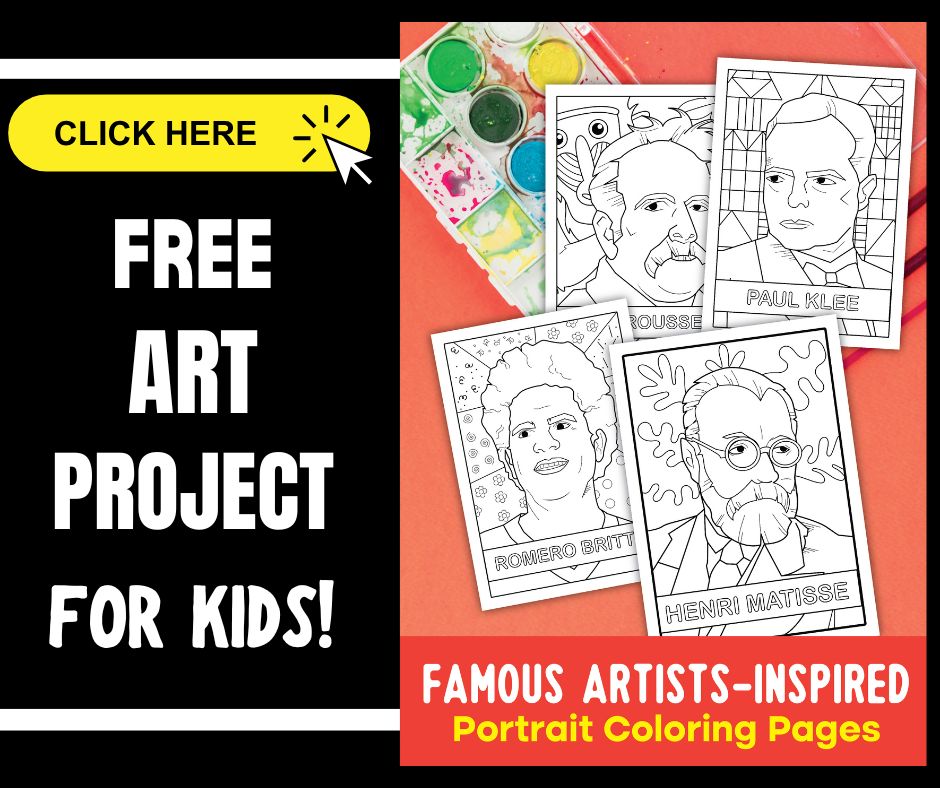 Famous Artist Projects for Kids (Free Printables)