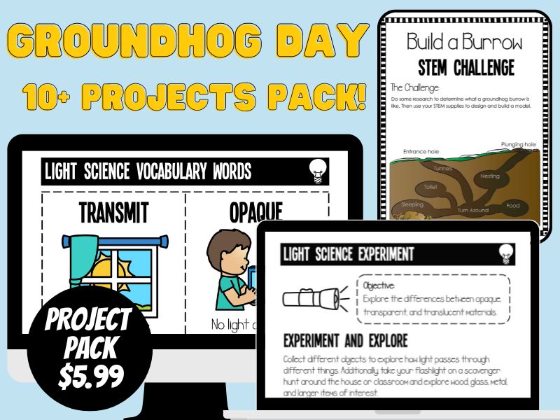 Groundhog Day Activities for Kids | Little Bins for Little Hands