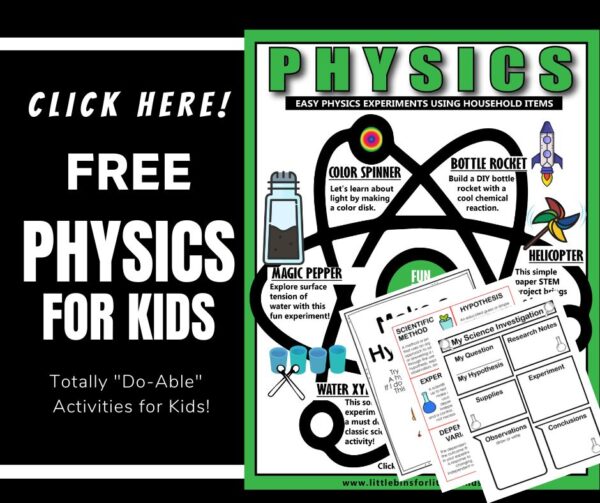 Easy Physics Experiments For Kids - Little Bins for Little Hands