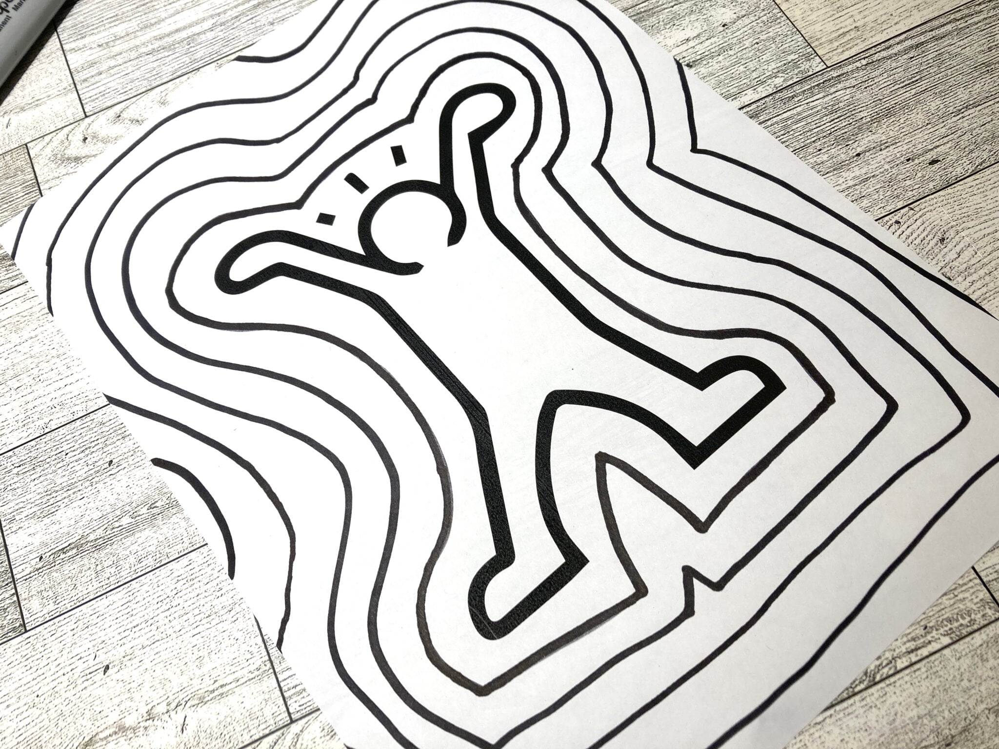 Line Art for Kids with Keith Haring | Little Bins for Little Hands