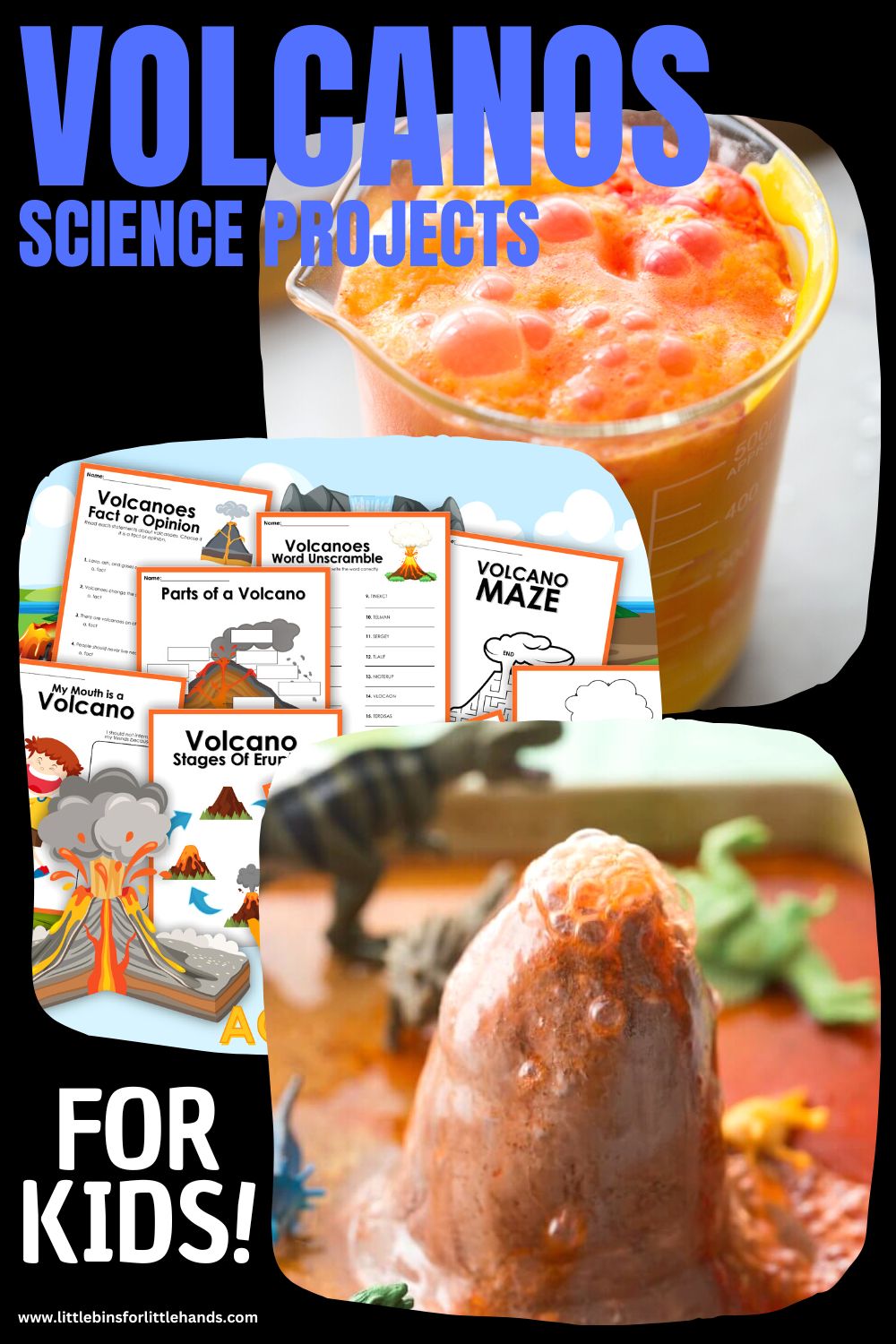 Volcano Facts For Kids | Little Bins for Little Hands