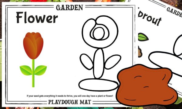 Planting a Garden Playdough Mats - Little Bins for Little Hands