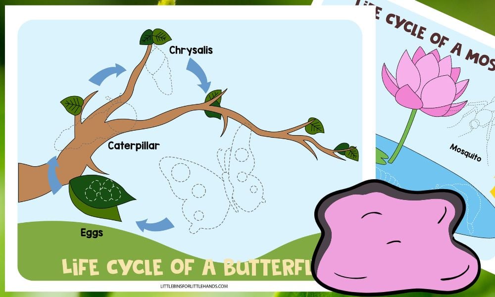 Spring Playdough Mats for Science