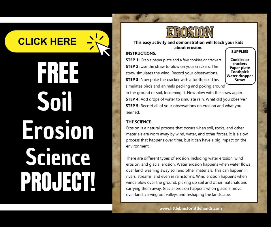 Soil Erosion For Kids - Little Bins for Little Hands