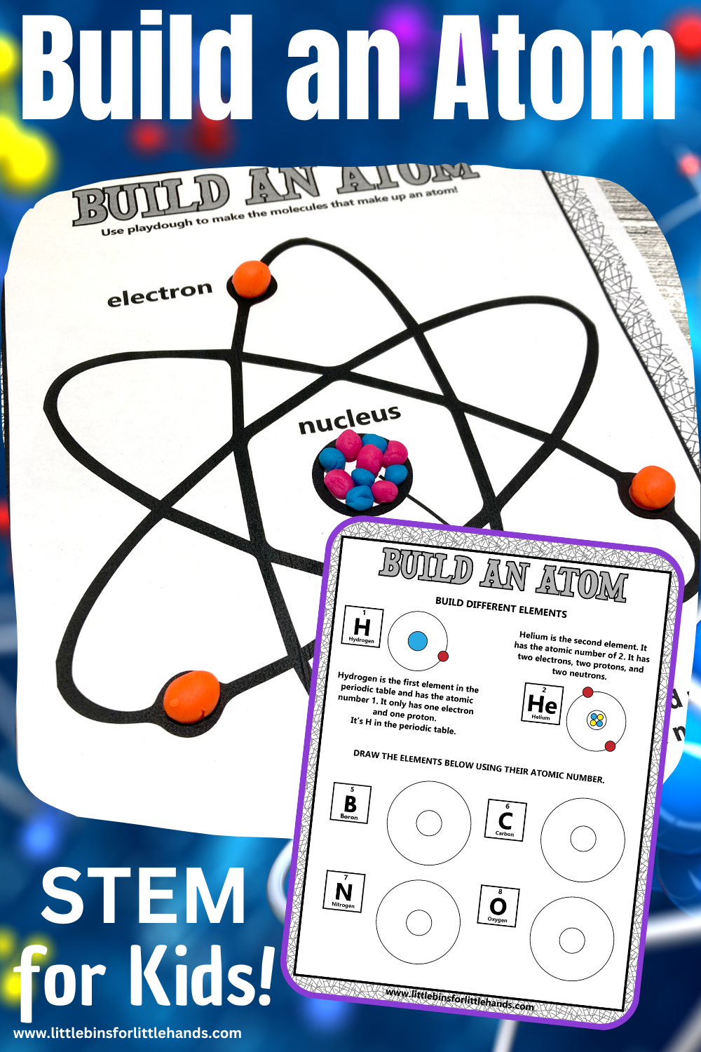 Parts of an Atom - Little Bins for Little Hands