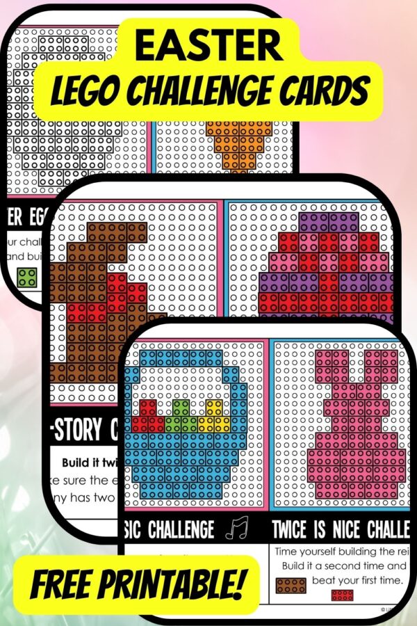Easter LEGO Challenge Cards (Printable)