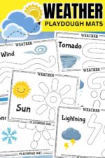 Weather Playdough Mats - Little Bins for Little Hands