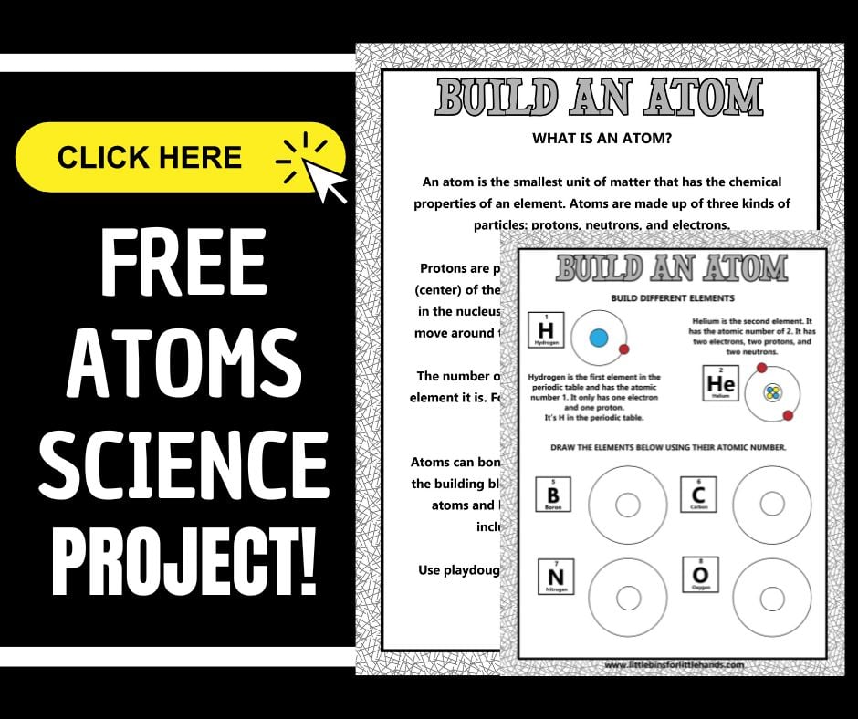 Parts of an Atom - Little Bins for Little Hands