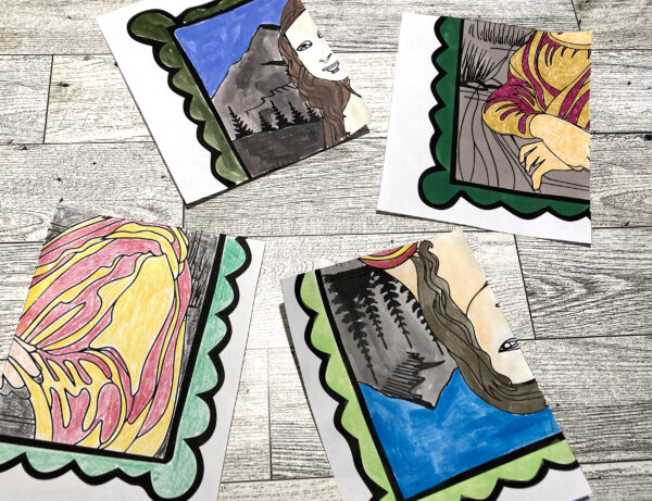 Mona Lisa for Kids (Free Printable Mona Lisa)