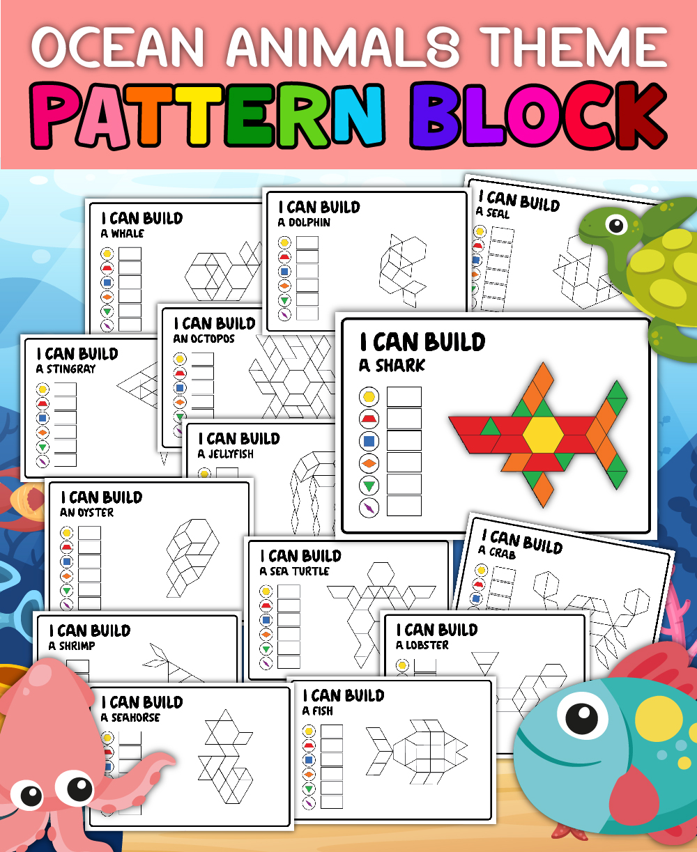 Free Printable Ocean Worksheets - Little Bins for Little Hands