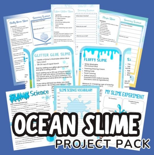 Ocean Slime Recipe for Summer Fun!