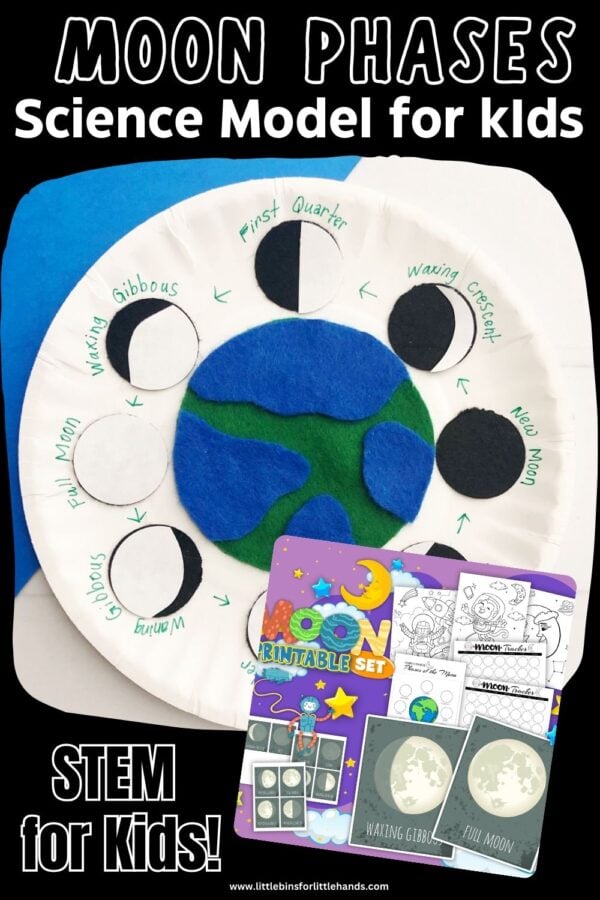Moon Phases For Kids - Little Bins for Little Hands