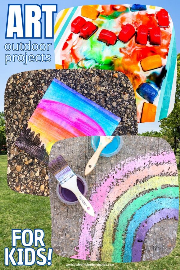 Outdoor Art Activities for Kids | Little Bins for Little Hands