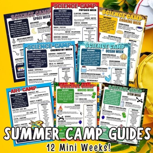 Summer Science Camp Activities for Kids - Little Bins for Little Hands