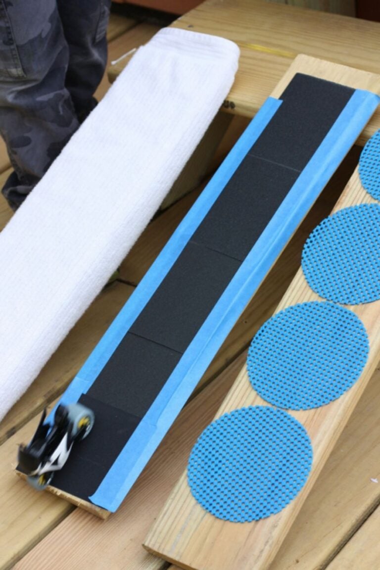 Toy Car Friction Experiment - Little Bins for Little Hands