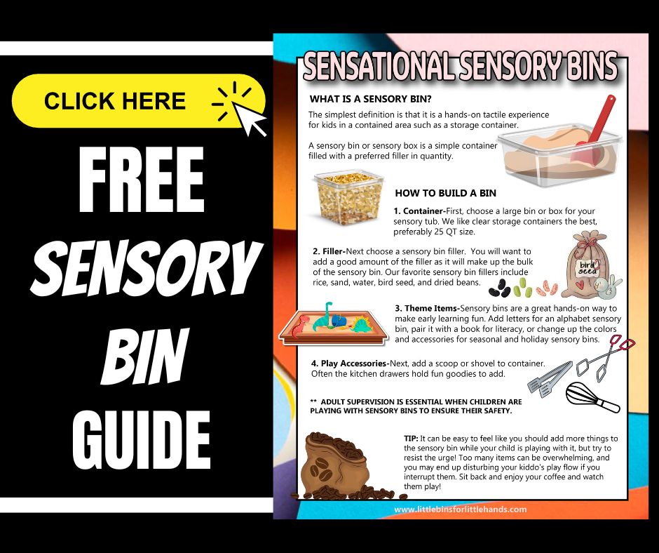 Lemon Scented Summer Sensory Bin - Little Bins for Little Hands