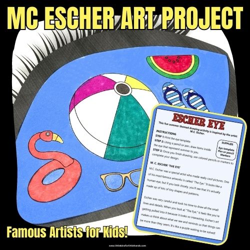 MC Escher Eye Art Project - Little Bins for Little Hands