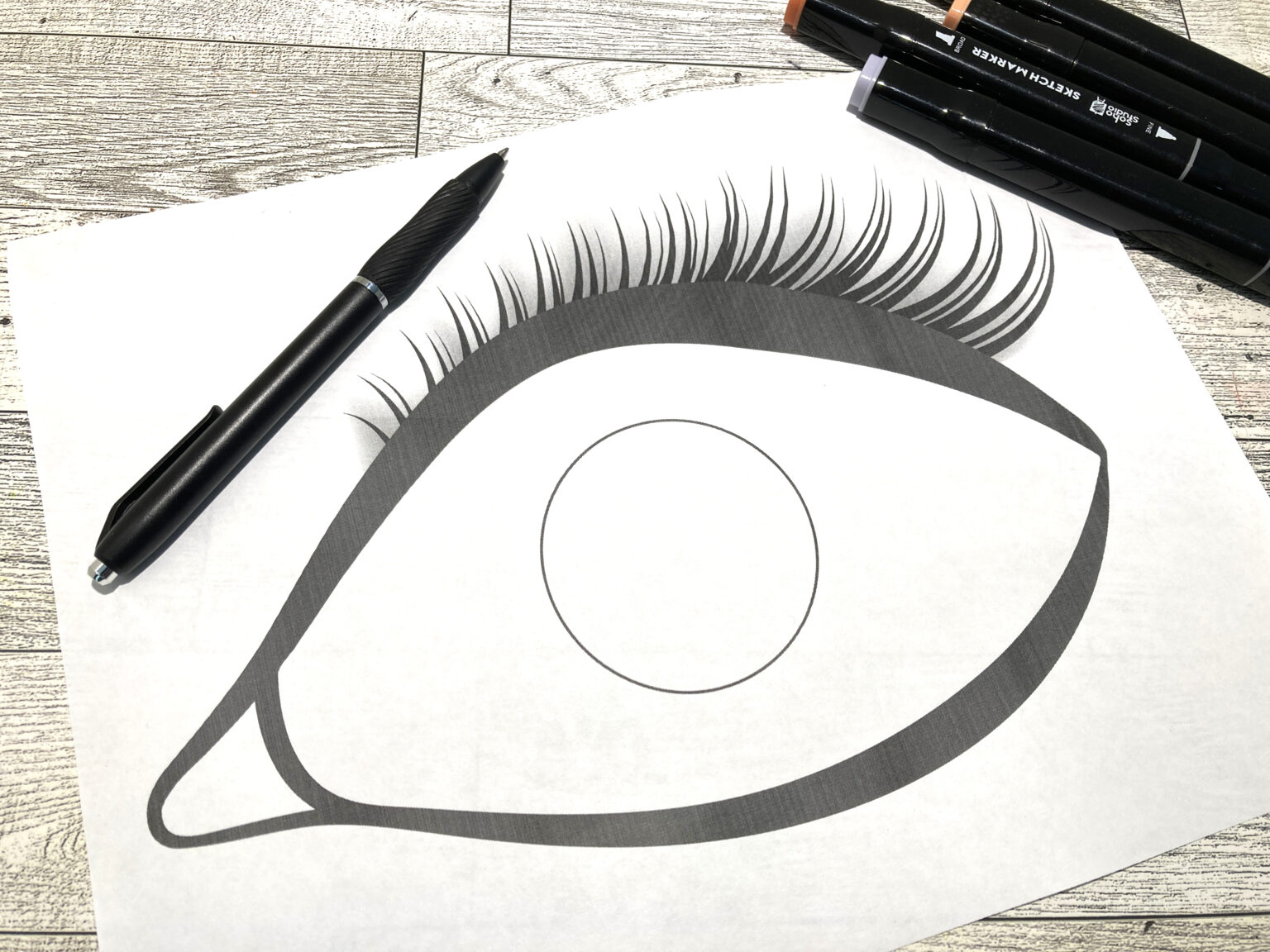 MC Escher Eye Art Project - Little Bins for Little Hands