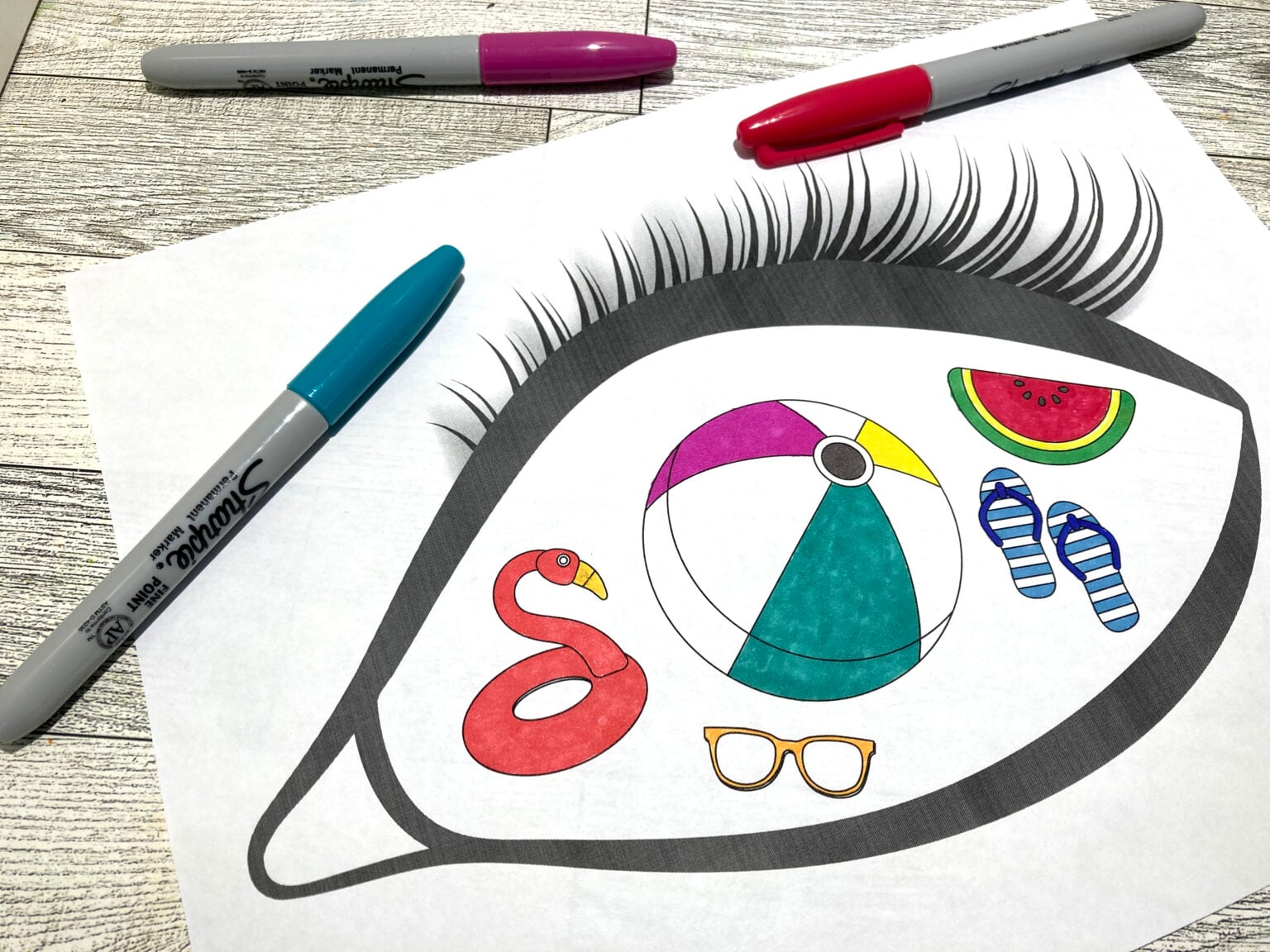 MC Escher Eye Art Project - Little Bins for Little Hands