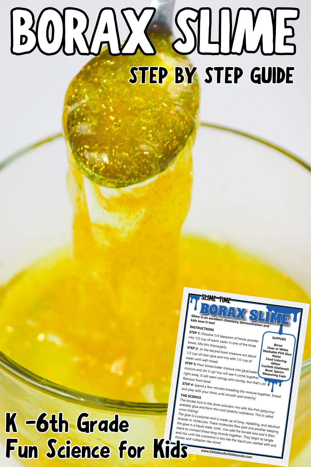 How to Make Slime with Borax (Step By Step Guide)