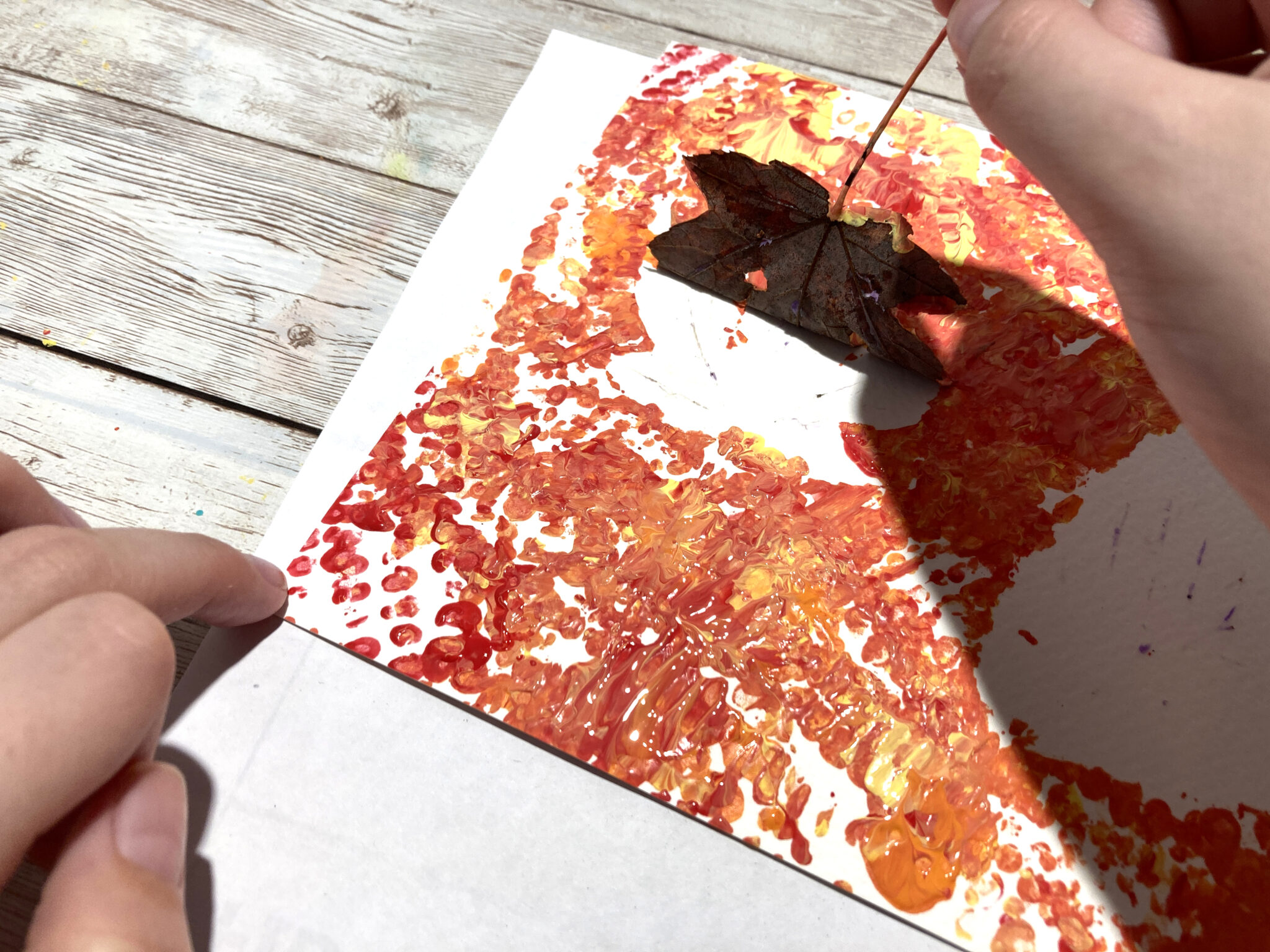 Corn Painting - Little Bins for Little Hands