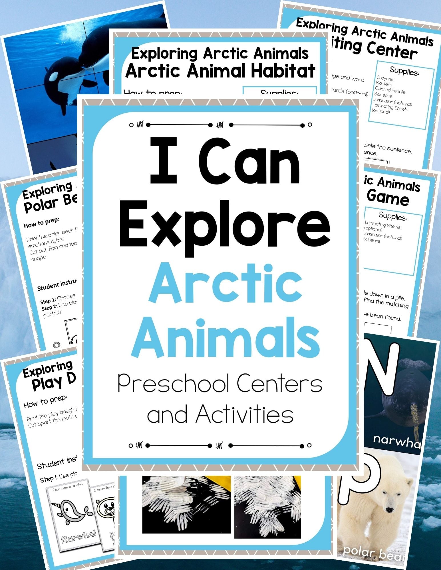 Arctic Sensory Play Ice Melt Science for Kids