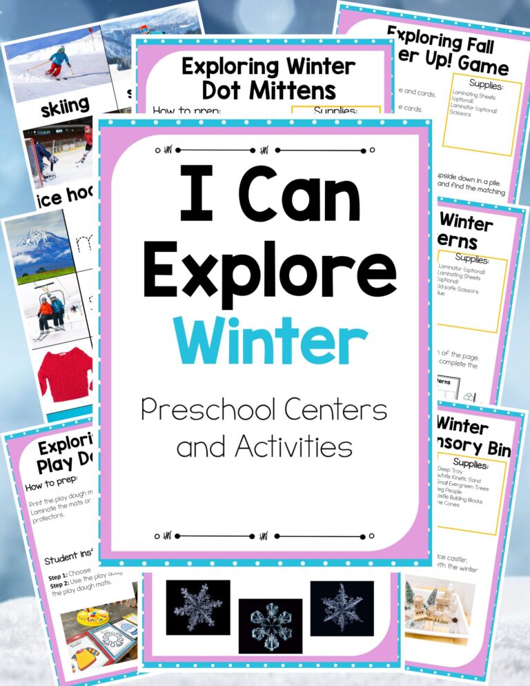 30 Preschool Winter Activities - Little Bins for Little Hands