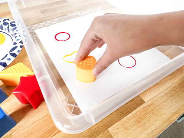 Preschool Shape Art Activity - Little Bins for Little Hands
