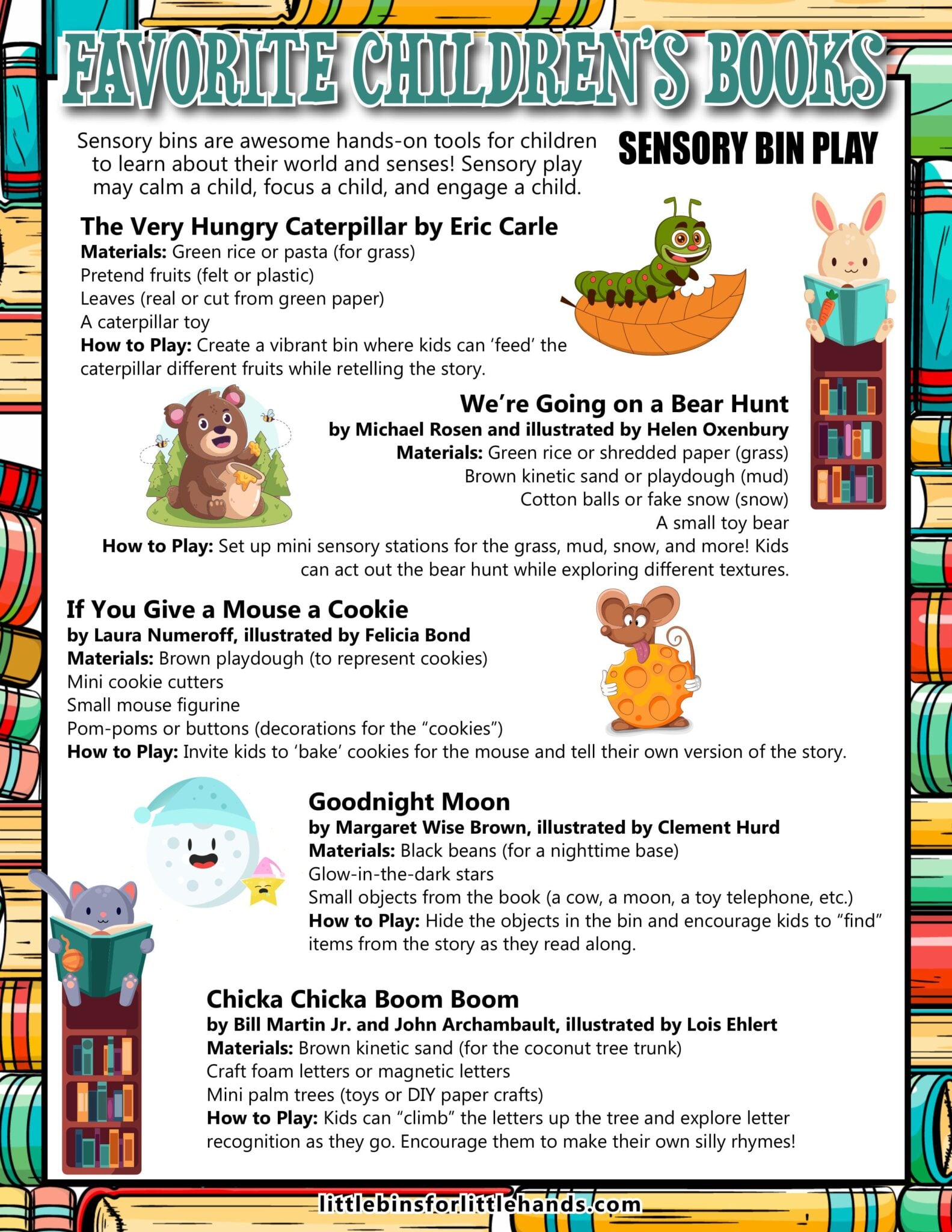 25 Book Activities For Preschoolers - Little Bins for Little Hands