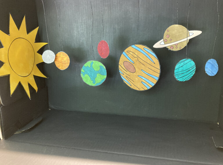 Make A Solar System Diorama - Little Bins for Little Hands