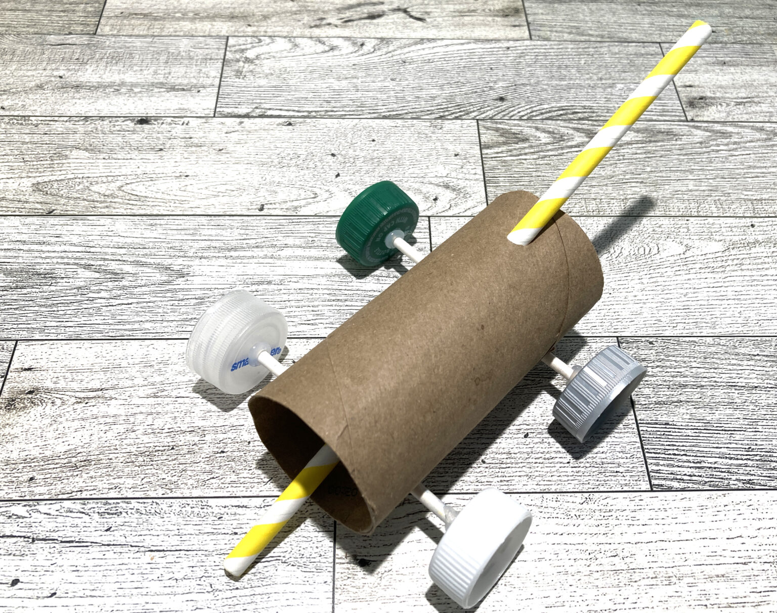 How To Make A Balloon Powered Car - Little Bins for Little Hands