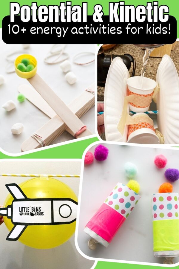 Potential and Kinetic Energy Activities - Little Bins for Little Hands
