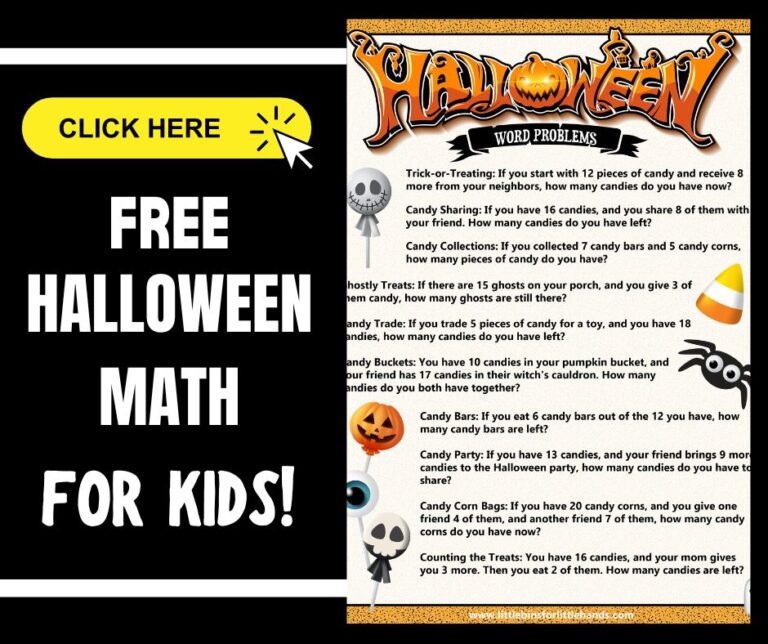 Candy Math with Halloween Candy - Little Bins for Little Hands