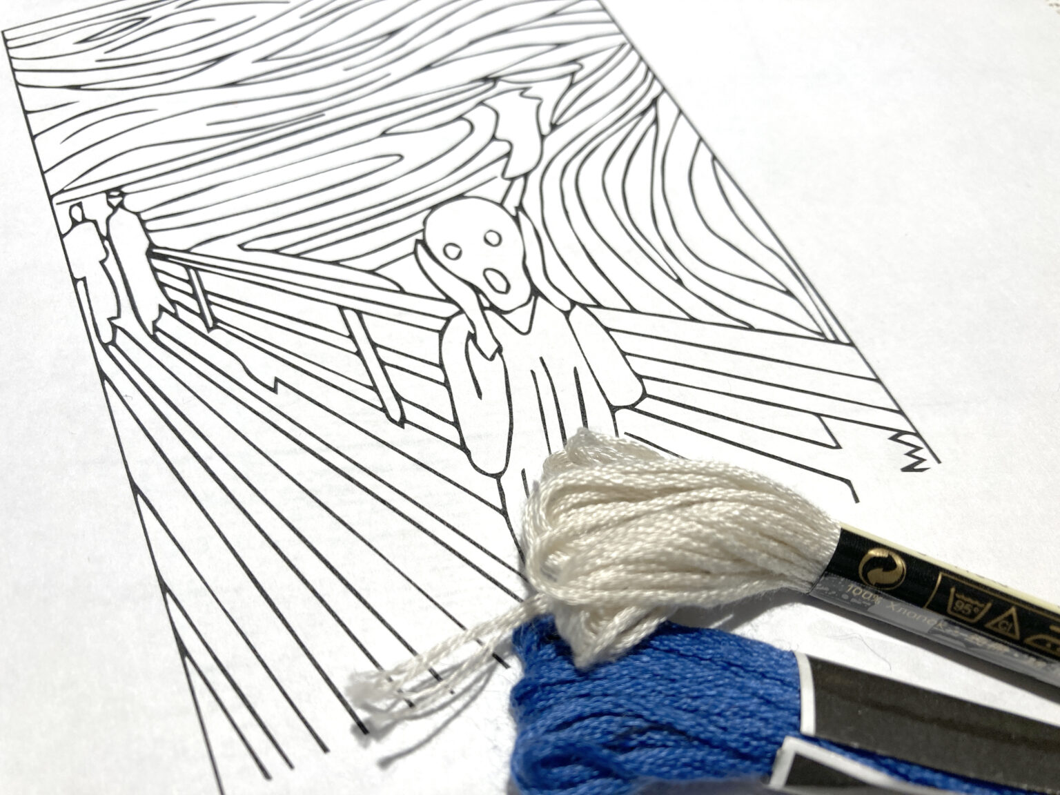 The Scream Art Project For Kids - Little Bins for Little Hands