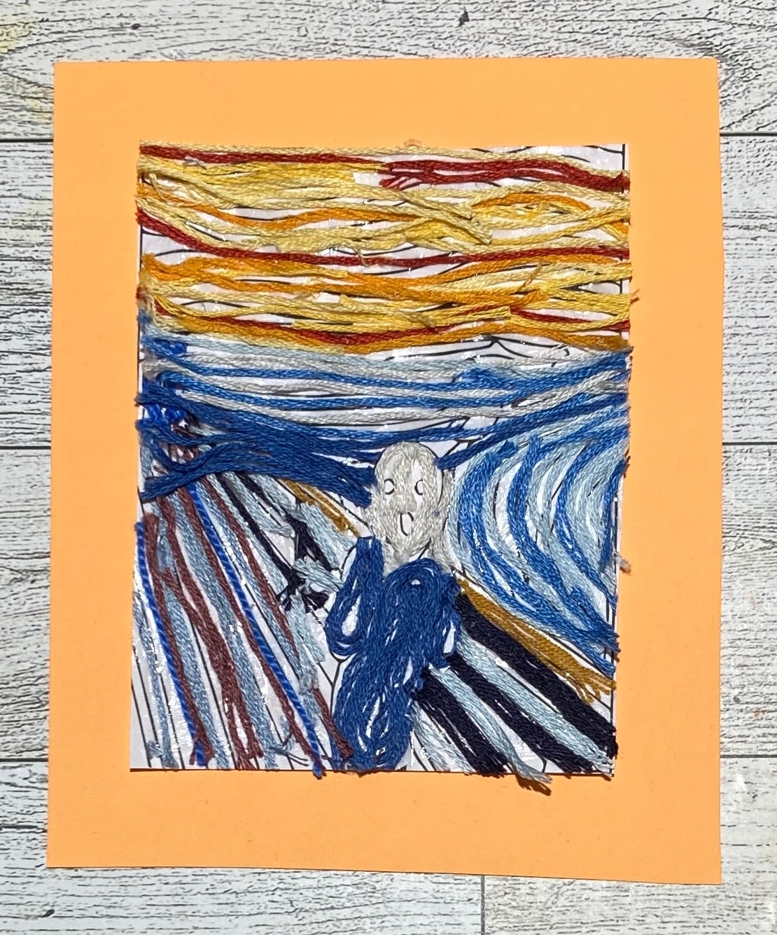 The Scream Art Project For Kids - Little Bins for Little Hands