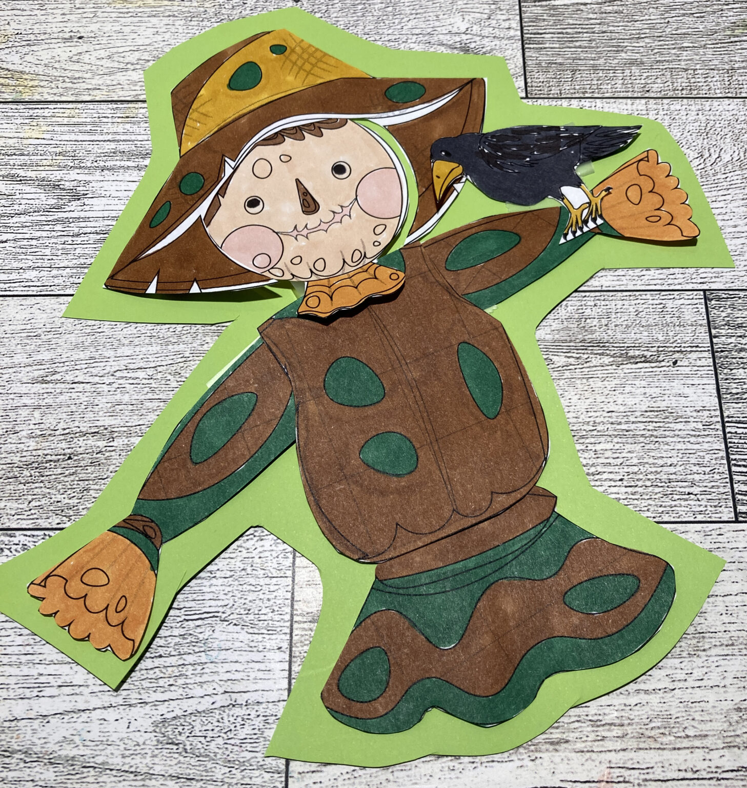 Build A Scarecrow Printable Craft - Little Bins for Little Hands