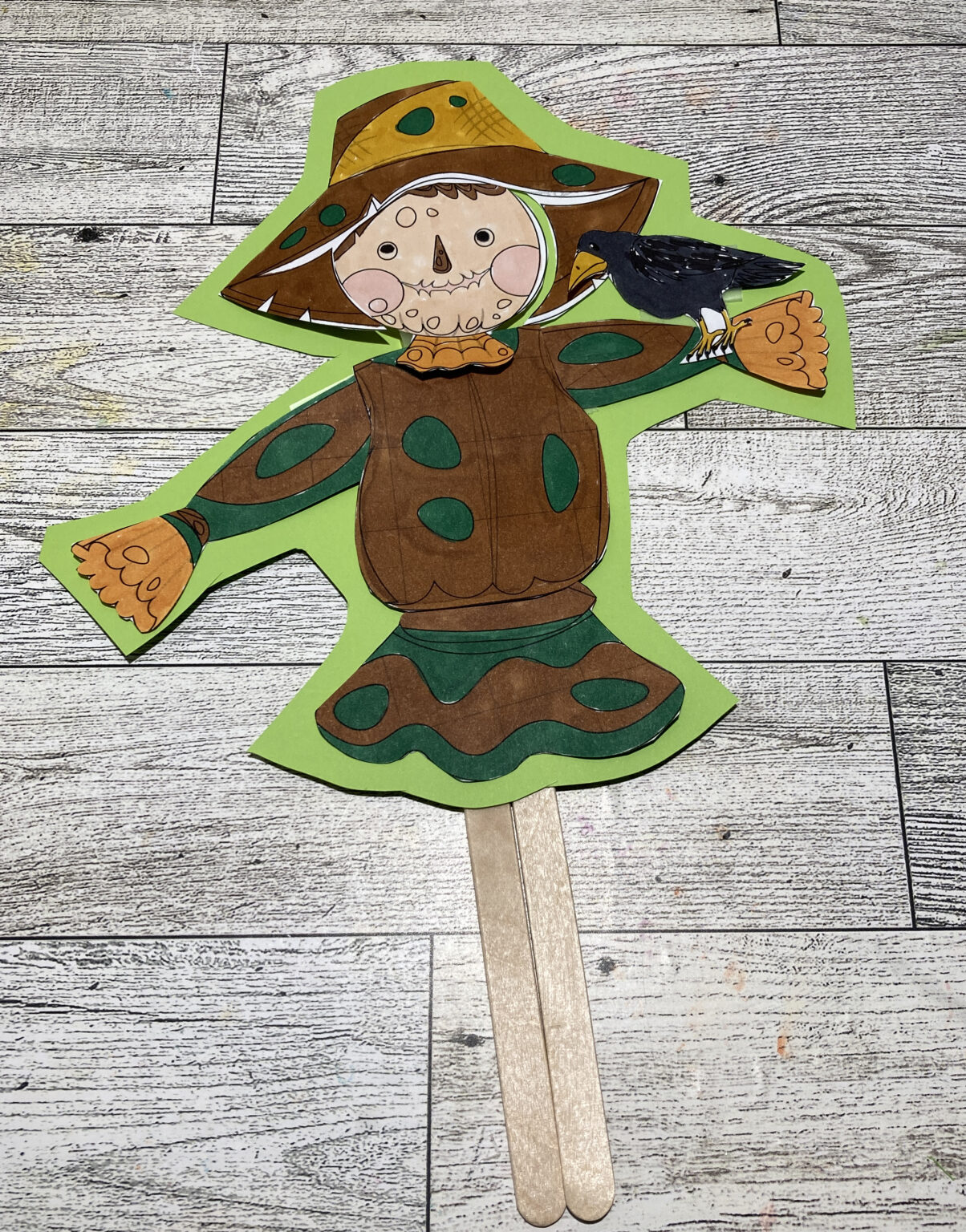 Build A Scarecrow Printable Craft - Little Bins for Little Hands