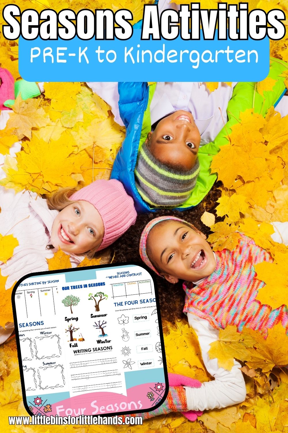 Seasons Activities For Preschool & Kindergarten - Little Bins for ...