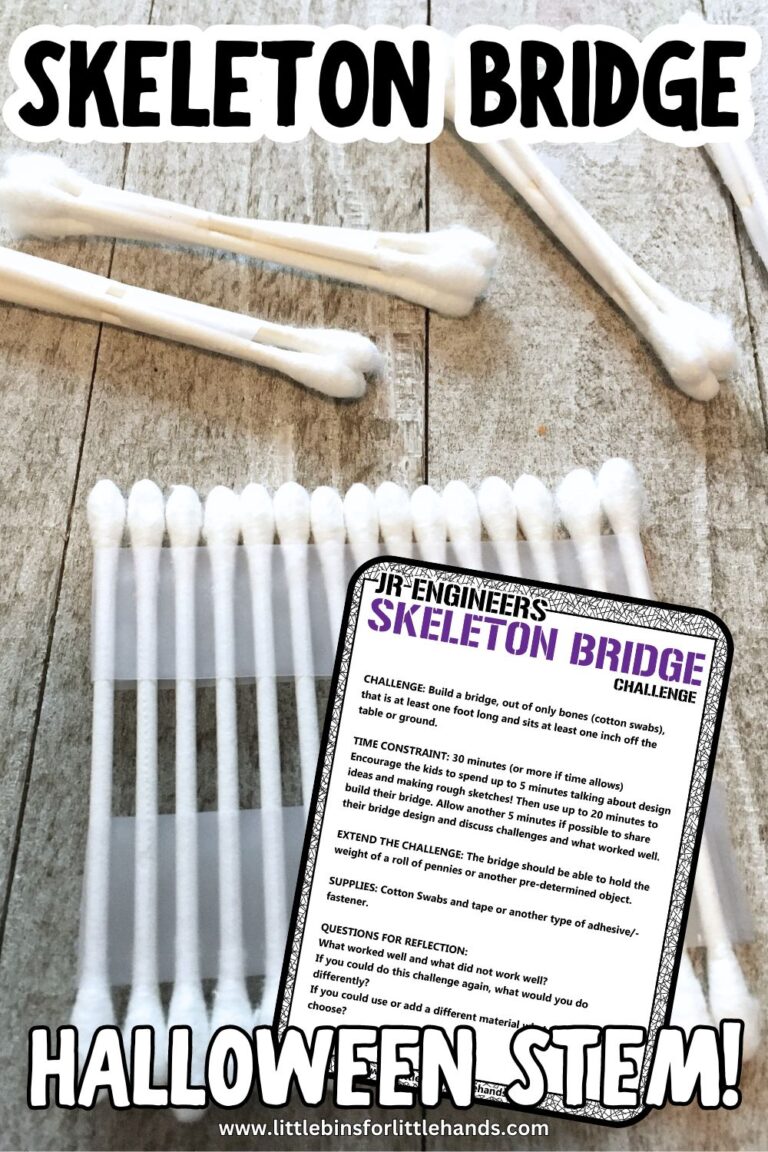 Skeleton Bridge STEM Challenge | Halloween Engineering