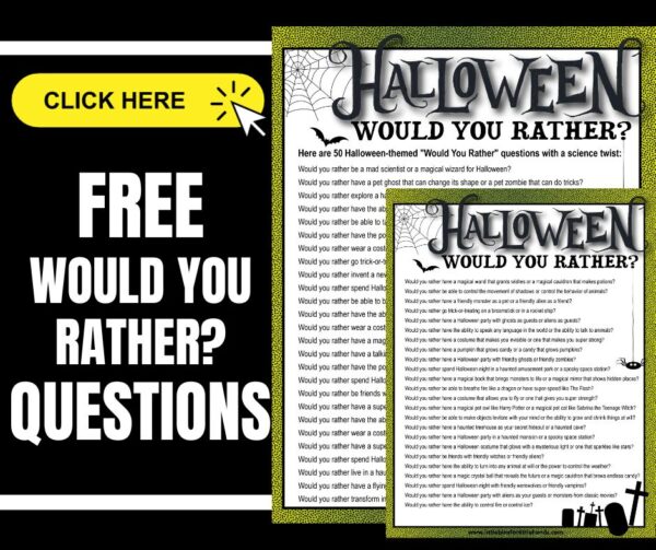 50 Halloween Would You Rather Questions - Little Bins for Little Hands