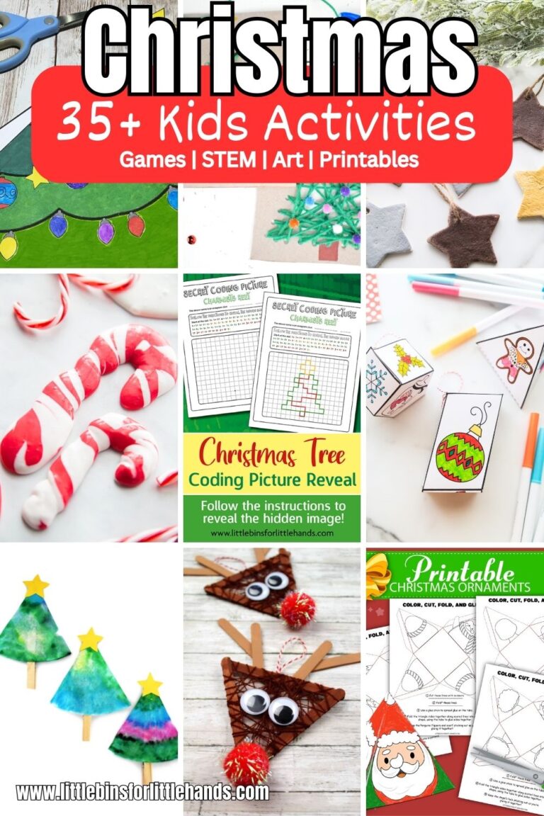 50 Best Christmas Activities For Kids - Little Bins for Little Hands