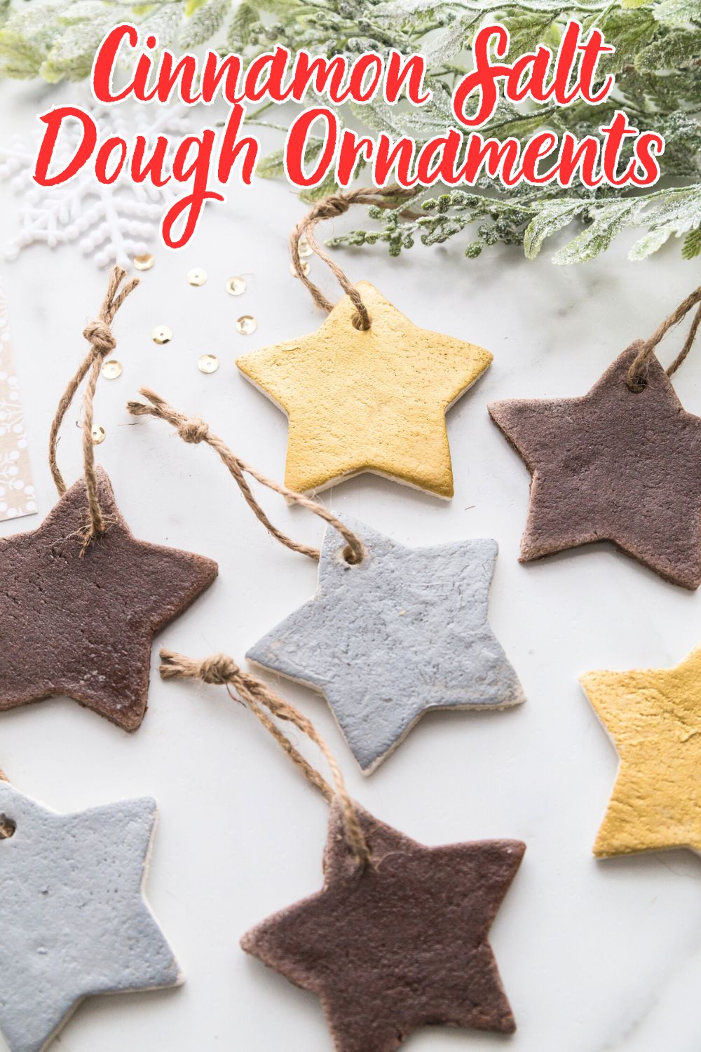 Easy Cinnamon Salt Dough Ornaments - Little Bins for Little Hands